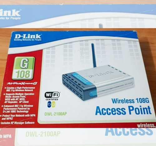 Точка доступа WiFi D-Link DWL-2100AP