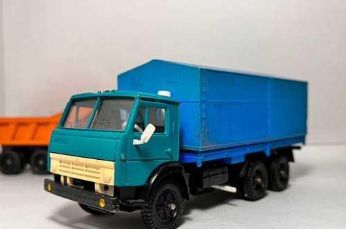 Камаз 5320 бортовой тент СССР модель 1:43