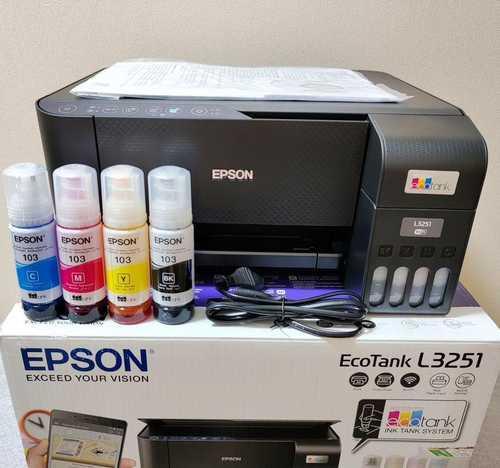 3в1 мфу Цветное Epson L3251 снпч