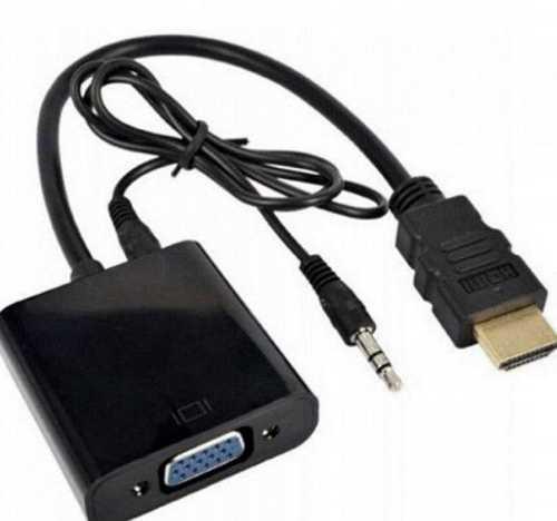 Адаптер hdmi на VGA с аудио