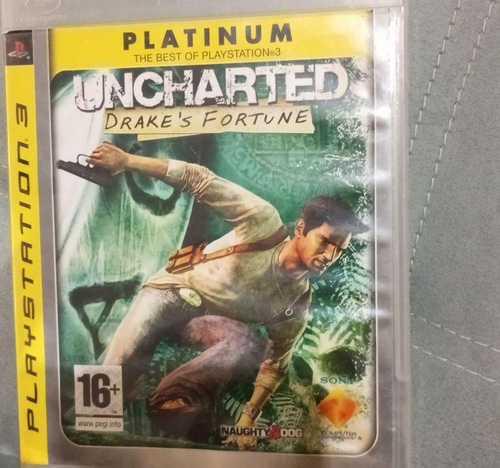 Диск на Ps 3 uncharted Drake's Fortune
