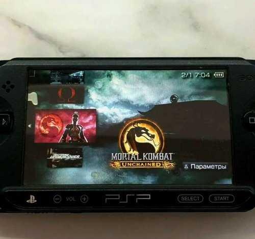 Прошитая Sony PSP Street + 100игр