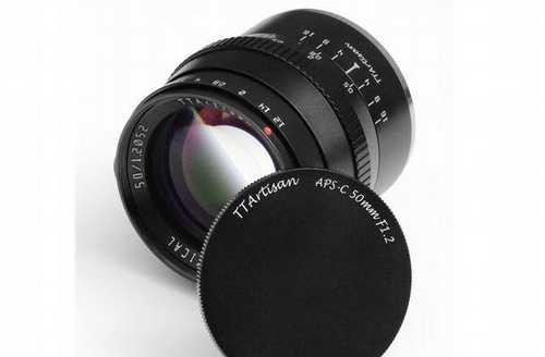 TTartisan 50mm F1.2 APS-C для Fuji X Mount новый