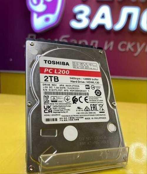 Жесткий диск toshiba 2TB PC L200