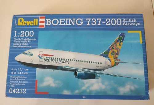 Сборная модель самолета Boeing 737 Revell 1/200