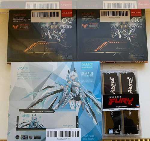 Новая оперативная память ddr5 rog strix 16gb 32gb