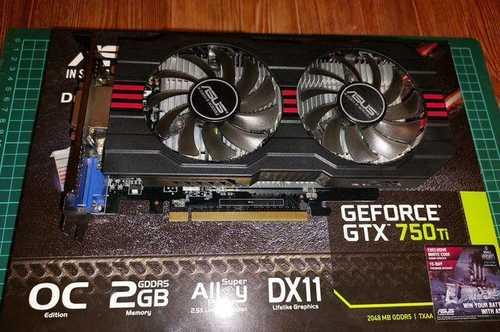 Видеокарта asus GTX 750 Ti OC 2GB gddr5