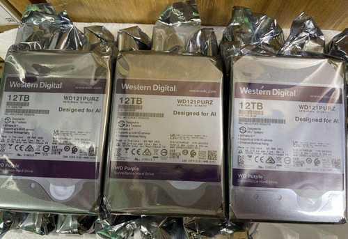 Новый 12TB WD121purz, Purple, в наличии 6 шт