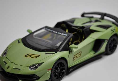 Модель автомобиля Lamborghini Aventador SVJ металл