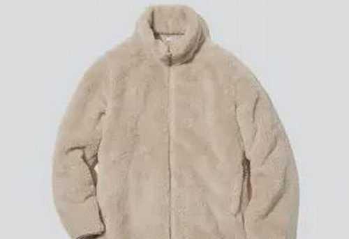 Куртка Uniqlo Fluffy Fleece, светло-бежевый