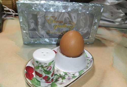 Набор подарочный подставка для яйца + солонка