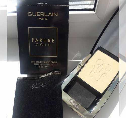 Guerlain parure gold пудра