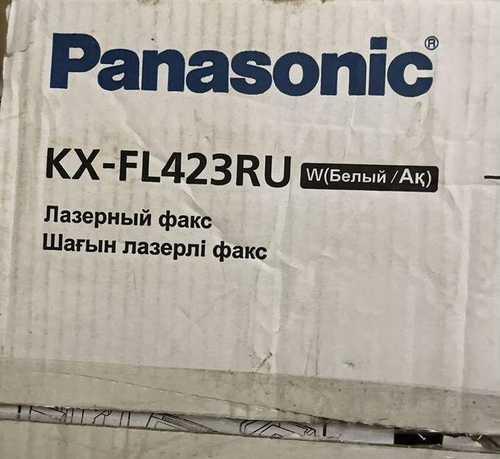 Факс panasonic KX-FL423RU белый, катриджи