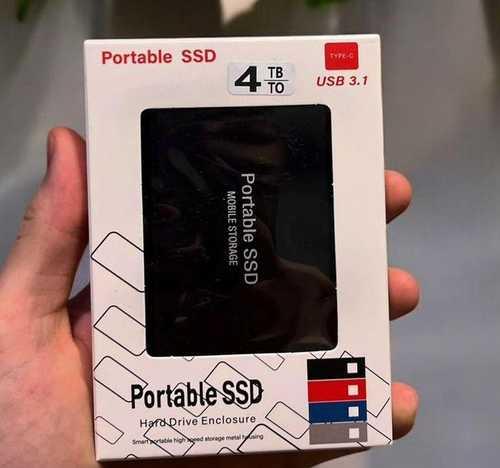 Переносной внешний жесткий диск ssd 4 tb