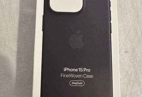 Оригинальный чехол iPhone 15 Pro FineWoven Case