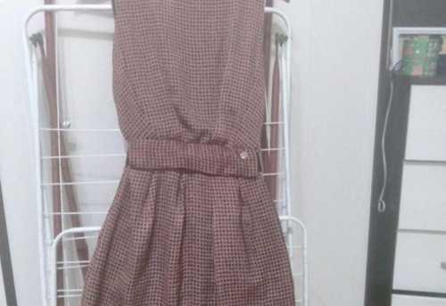 Платье шелковое в горошек с подкладом итальянское