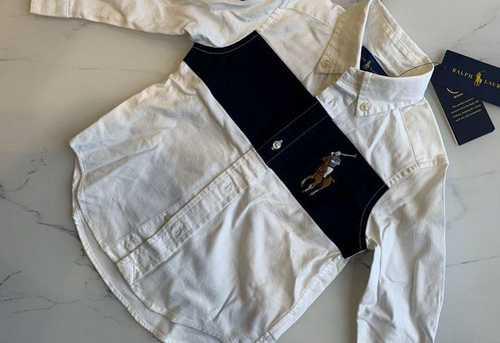 Рубашки, пиджак Ralph Lauren, H&m от 86-104 ориги