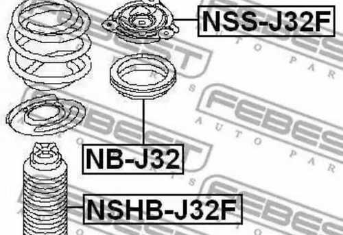 Febest nshb-J32F Пыльник-отбойник амортизатора пер