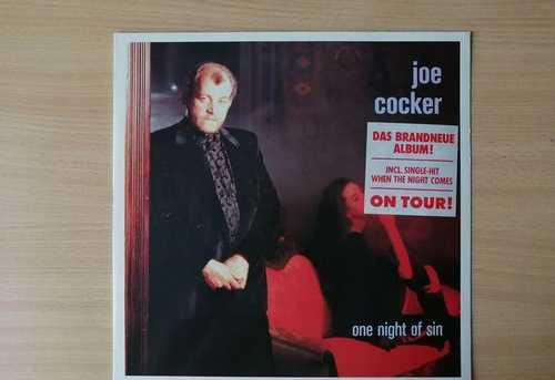 LP Joe Cocker «One Night Of Sin» Germany Mint 1989