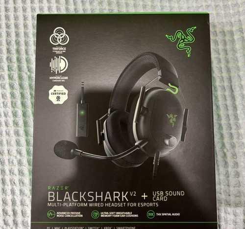 Razer Наушники Blackshark V2   USB Sound Card