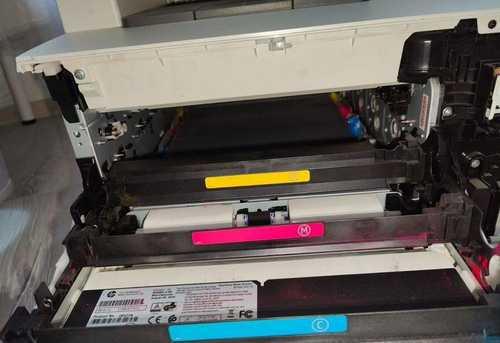 Цветной лазерный принтер мфу HP CLJ m477fnw