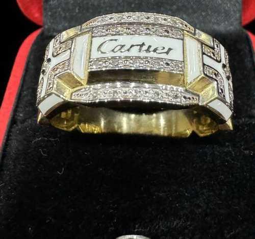 Золотое кольцо Cartier