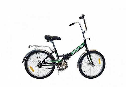 Велосипед 20" stels Pilot-315 (13" Черный/зеленый)