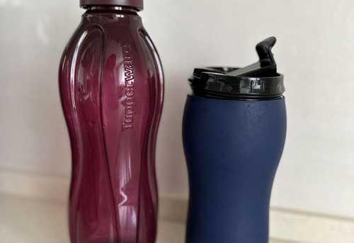 Бутылка для воды tupperware + термокружка