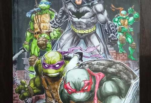 Комикс Batman teenage mutant ninja turtles