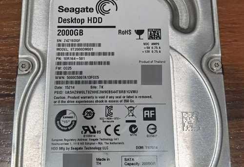 HDD Seagate 2000Gb