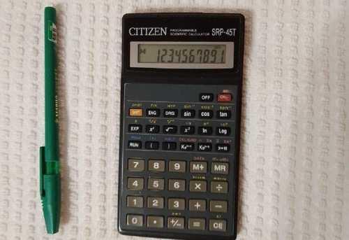 Калькулятор Citizen SR-45T