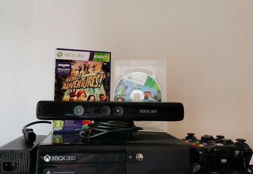Xbox 360E 500 Gb с Kinect и дисками