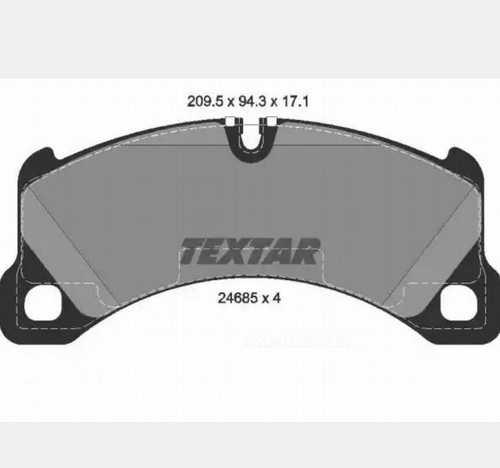 Textar 2468501 Колодки тормозные дисковые перед