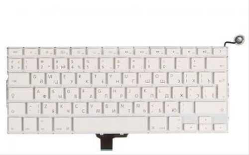 Клавиатура для Apple MacBook 13 A1342 Белая Late 2