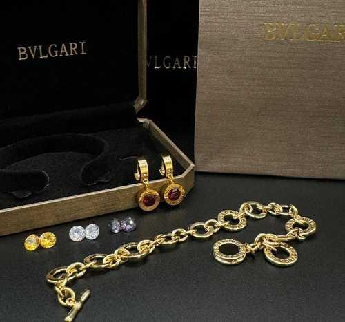 Bvlgari серьги и браслет