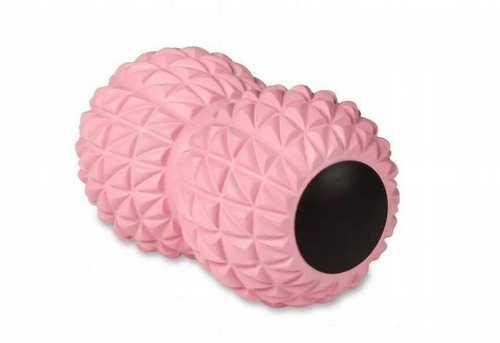 Мячик массажный двойной IN269 18x10 см розовый