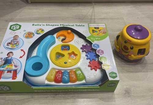 Развивающий стол Abs Elc и горшочек Fisher Price