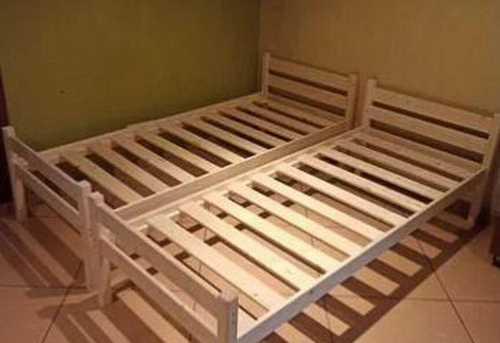 Кровать 70*200 см из дерева - сосна 1 спальная