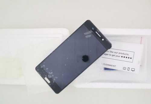 Дисплей для Nokia 6 (TA-1021) черный