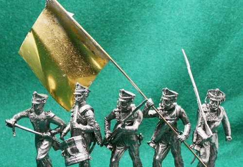 Набор оловянный солдатиков русская армия 1812 г