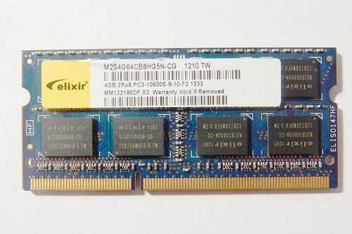 Оперативная память elixir m2s4g64cb8hg5n-CG DDR3 4