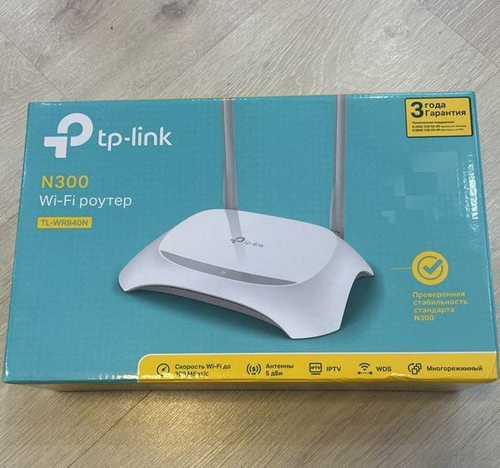 Wi-fi роутер tp-link n300 wr840n