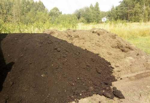 Перегной крс, Чернозем растительный, Земля-20 тонн