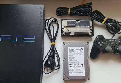 Sony PS2 fat scph-39003+HDD с играми