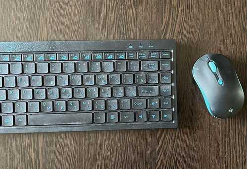 Беспроводная мышь и клавиатура dexp