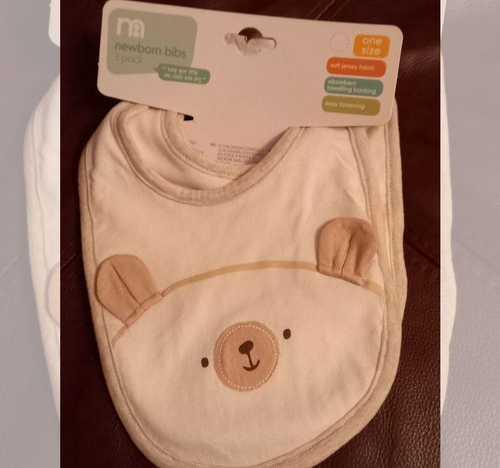 Новый комплект Слюнявчик нагрудник mothercare