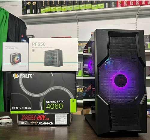 Game PC Ryzen 5 5500 RTX4060 / новый