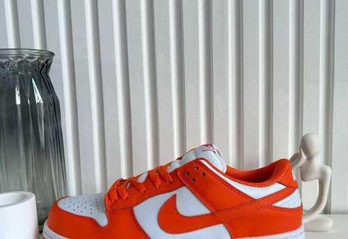 Кроссовки Nike Dunk low orange