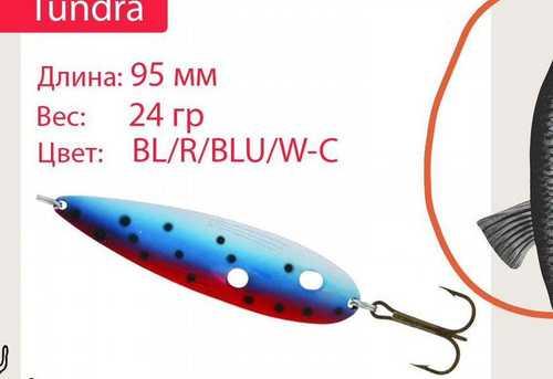 Блесна Kuusamo Tundra 95/24 BL/R/BLU/W-C