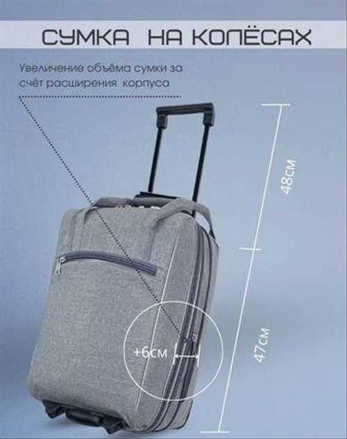 Чемодан проходит в ручную кладь